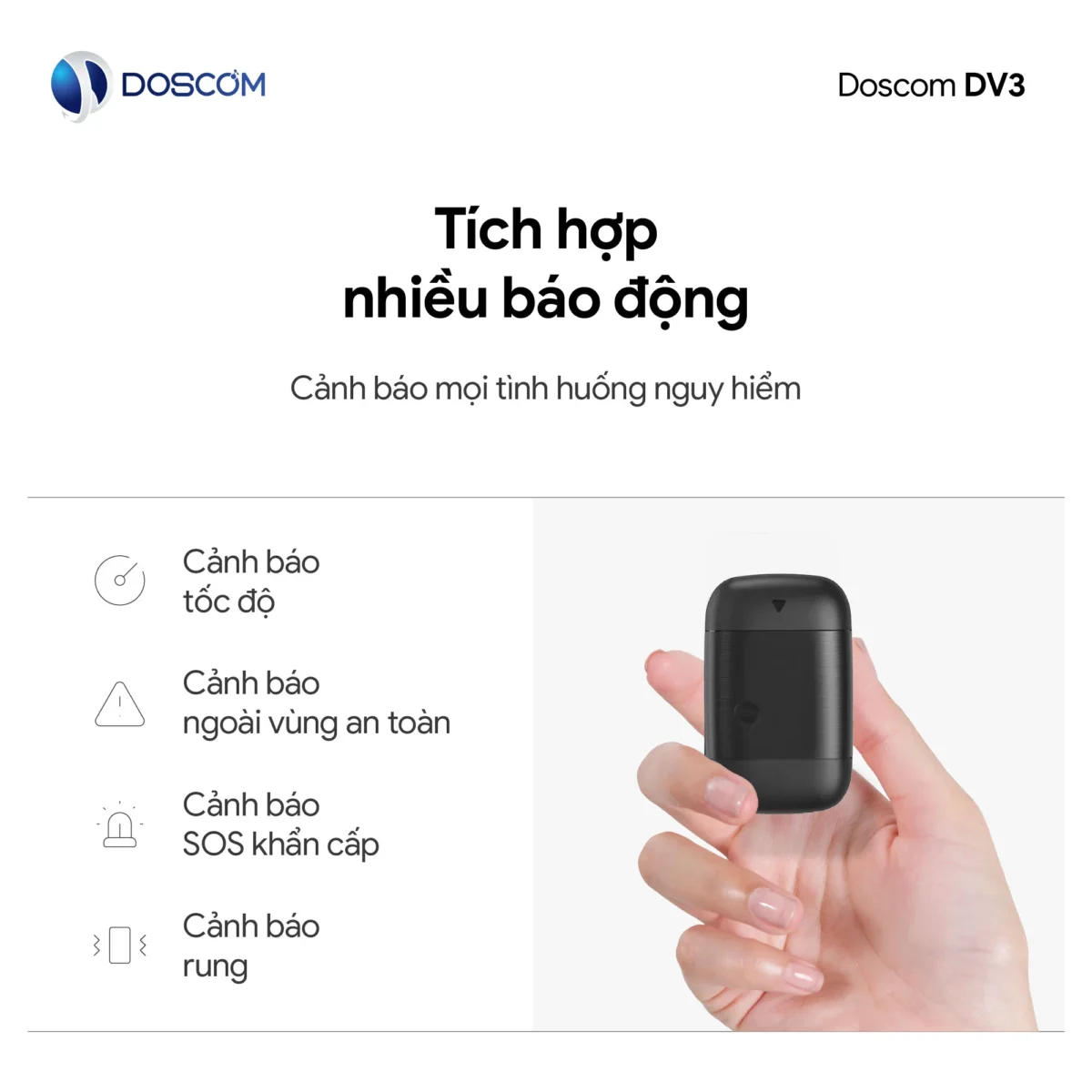 ĐỊNH VỊ DV3 DOSCOM - THEO DÕI GPS CHO XE ÔTÔ OBD - DOSCOM